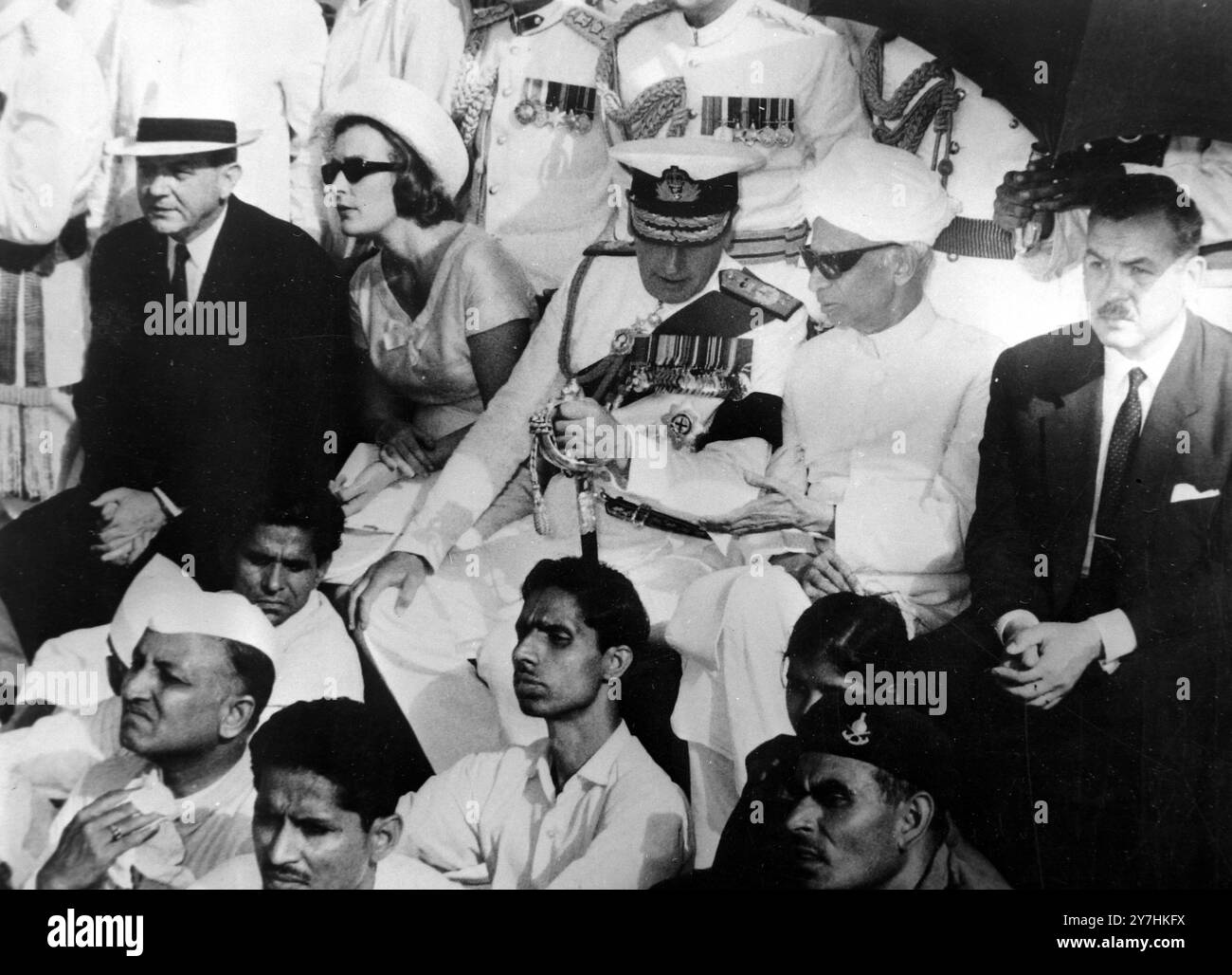 FUNERAL OF INDIAN PREMIER NEHRU DEAN RUSK, LADY PAMELA HICKS, EARL ...