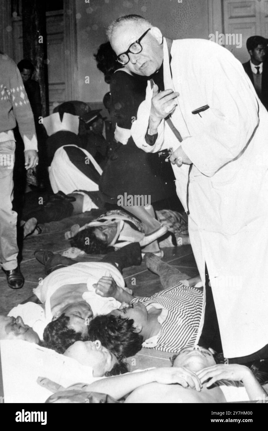 FOOTBALL RIOTS AT NATIONAL FOOTBALL STADIUM IN LIMA, PERU - VICTIMS ...