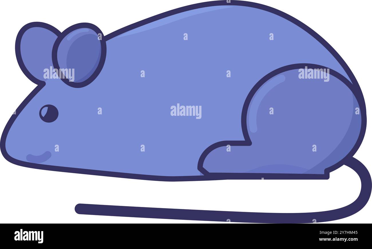 Cat soft toy in shape of rat. Foam mouse for kitten play. Image for ...