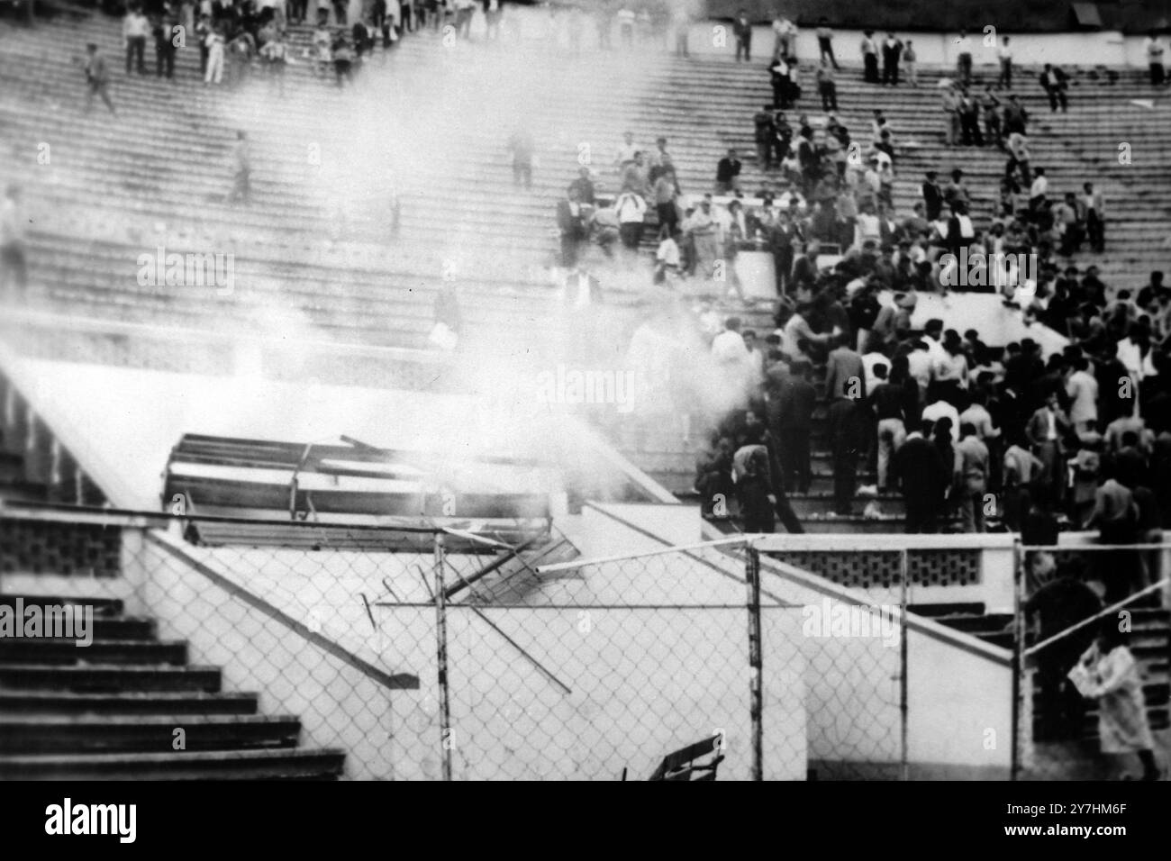 HUNDREDS PEOPLE DIE IN FOOTBALL RIOTS AT NATIONAL FOOTBALL STADIUM IN ...