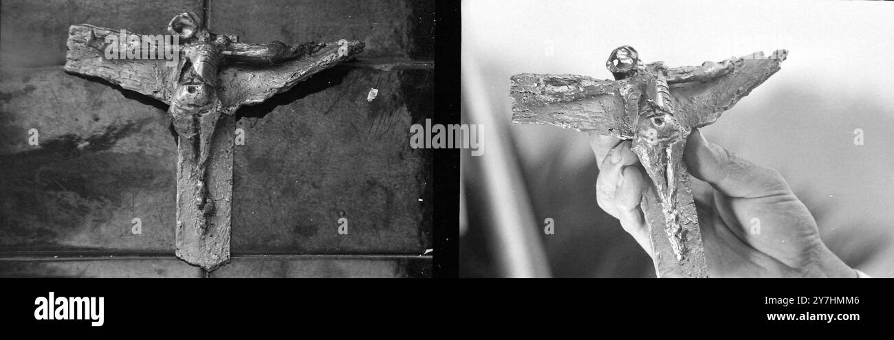 LOUIS OSMAN AND GRAHAM SUTHERLAND SCULPTURE CRUCIFIX FOR ELY CATHEDRAL ...