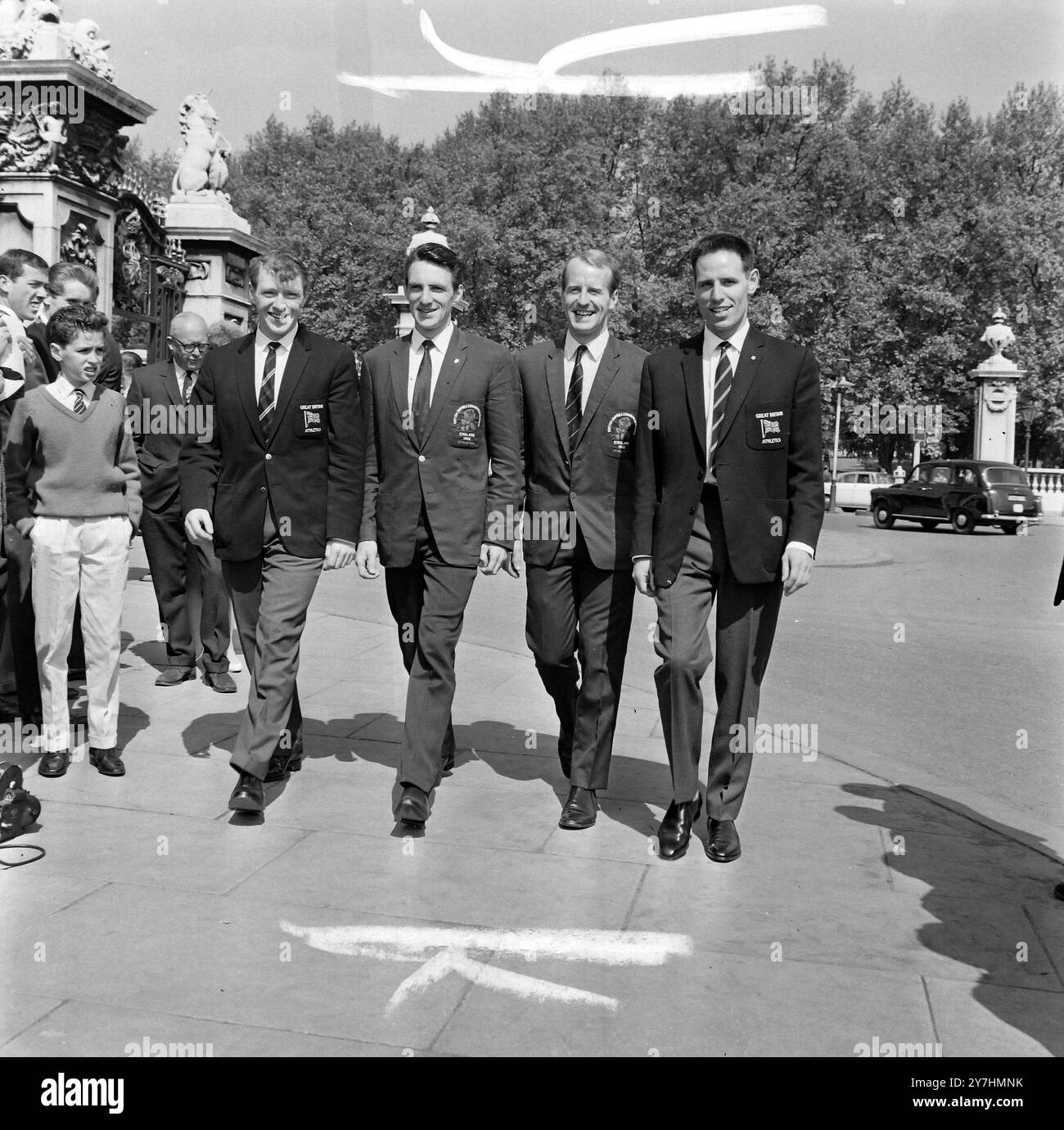 THE JONES BOYS RON, BERWYN, DAVID AND PETER RADFORD AT BUCKINGHAM ...