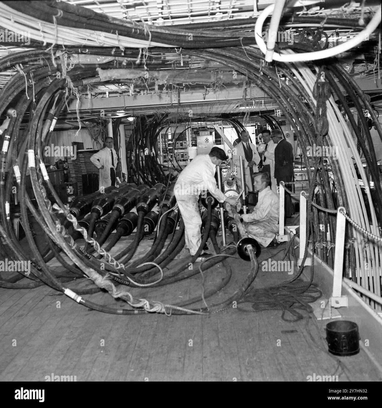 CABLE SHIP CS MERCURY IN GREENWICH ; 15 MAY 1964 Stock Photo - Alamy