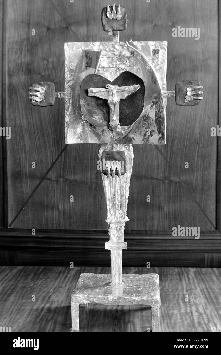 SCULPTURE ALTAR CROSS DESIGNED BY GRAHAM SUTHERLAND AND LOUIS OSMAN ...
