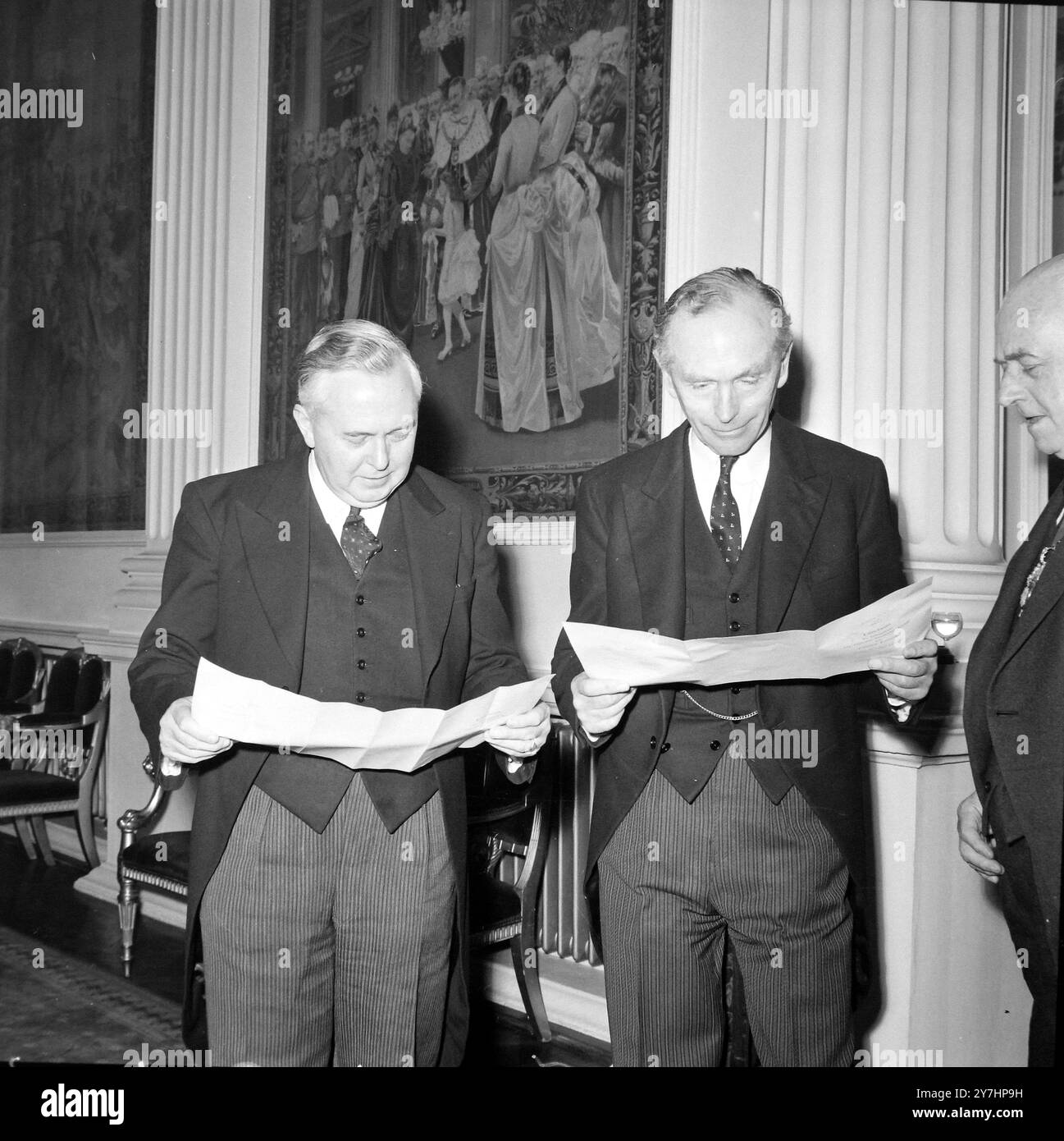 BRITISH PRIME MINISTER LORD ALEC DOUGLAS HOME WITH HAROLD WILSON AT ...