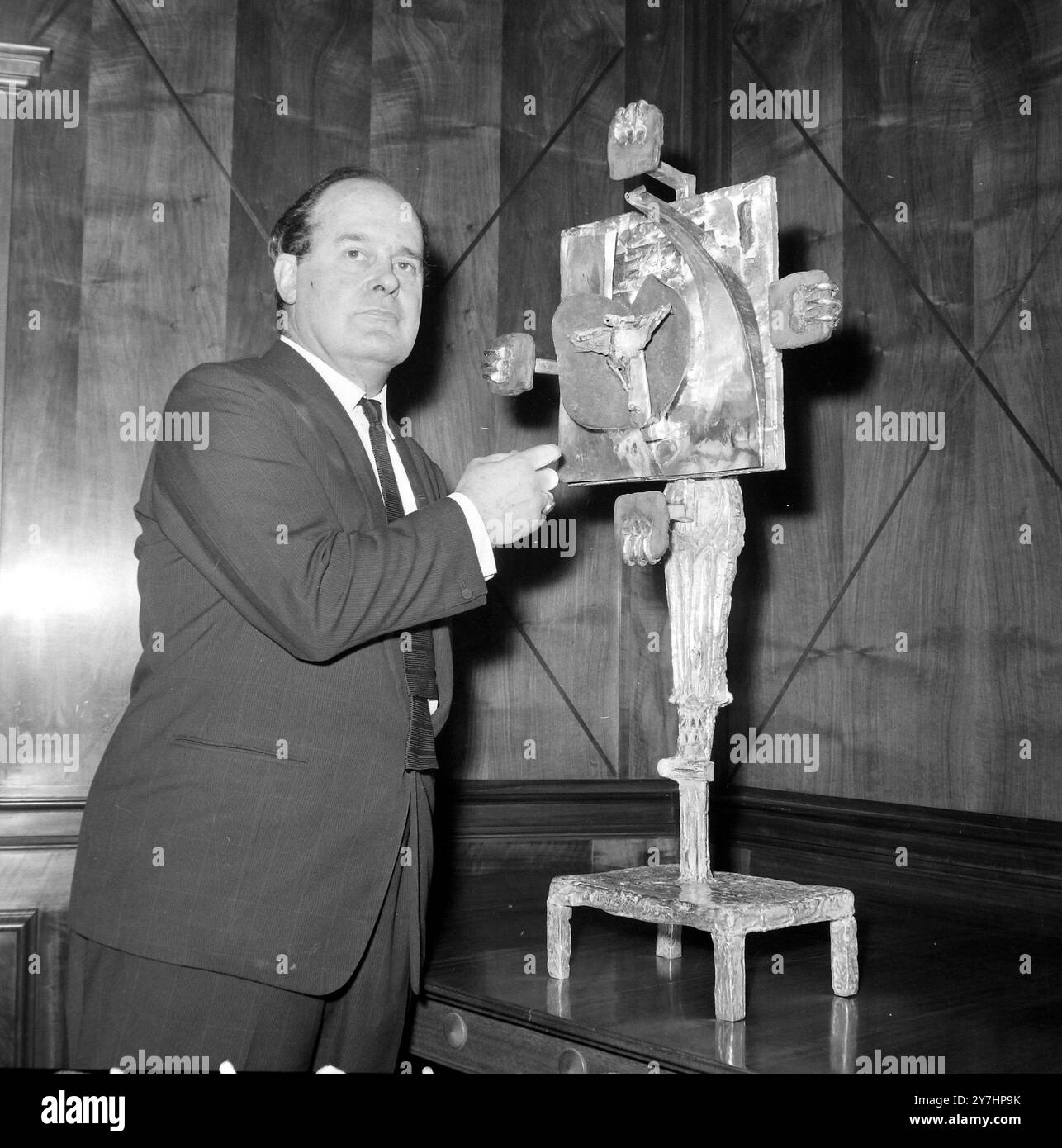 SCULPTURE ALTAR CROSS DESIGNED BY GRAHAM SUTHERLAND AND LOUIS OSMAN ...
