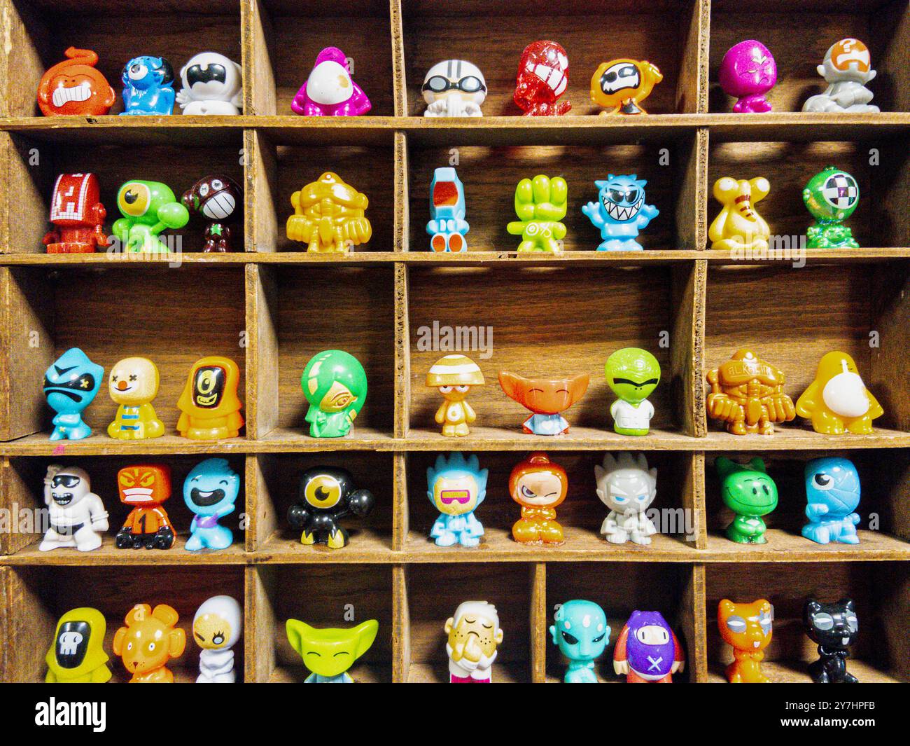 Minitiatures Little Pieces of Plastic Puppets made into an Artwork at ...