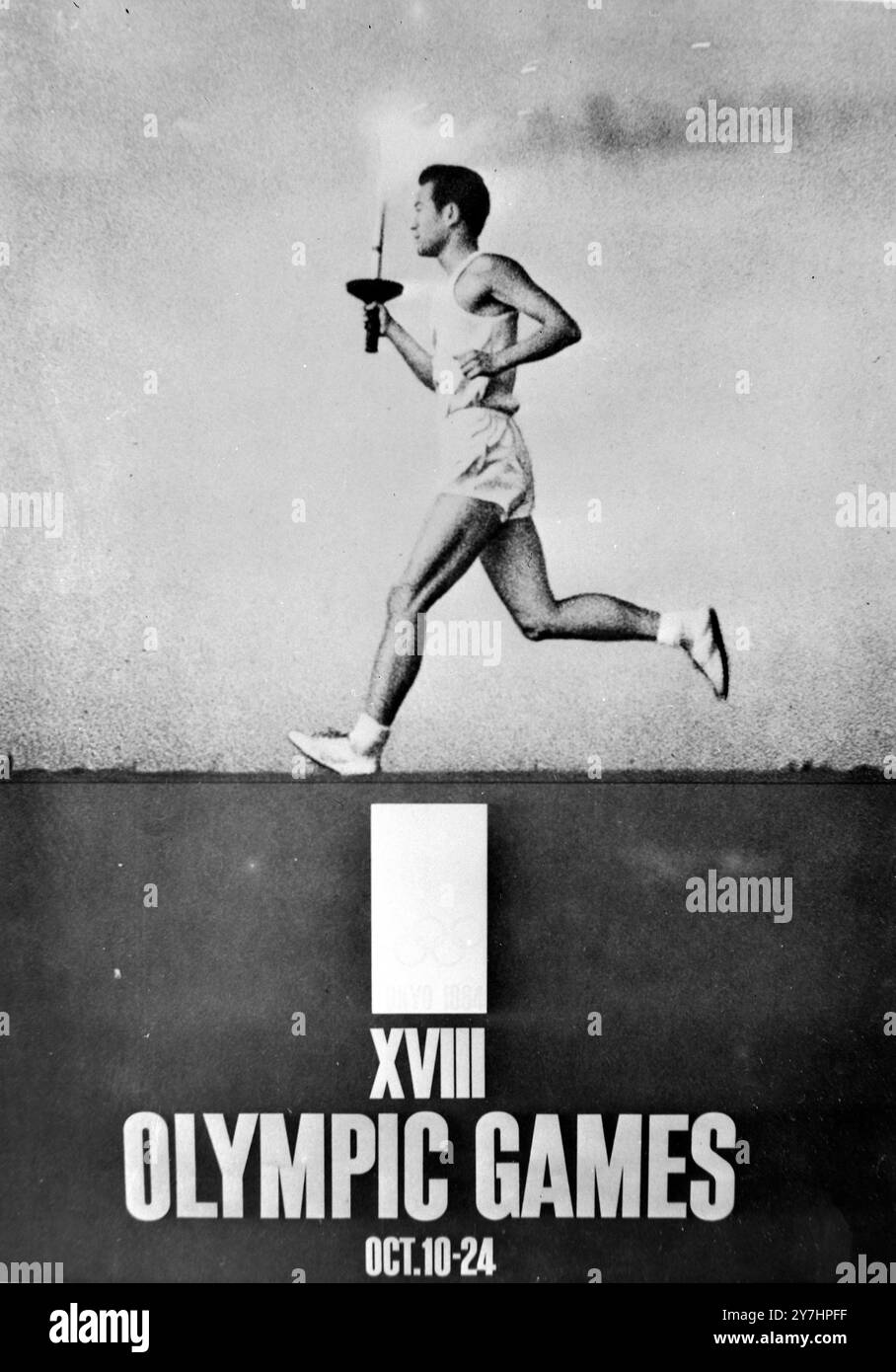 OLYMPICS GAMES FINAL EDITION POSTERS GAMES JAPANESE FLAG TORCH BEARER ...