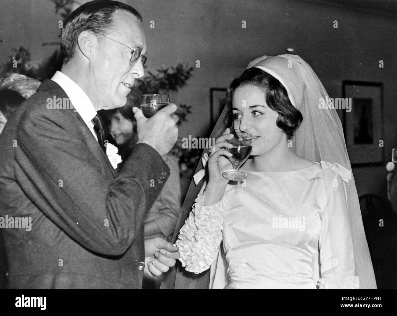 GODFATHER PRINCE BERNHARD WITH GAY FURBER AT WEDDING IN BRACKNELL / ; 3 ...