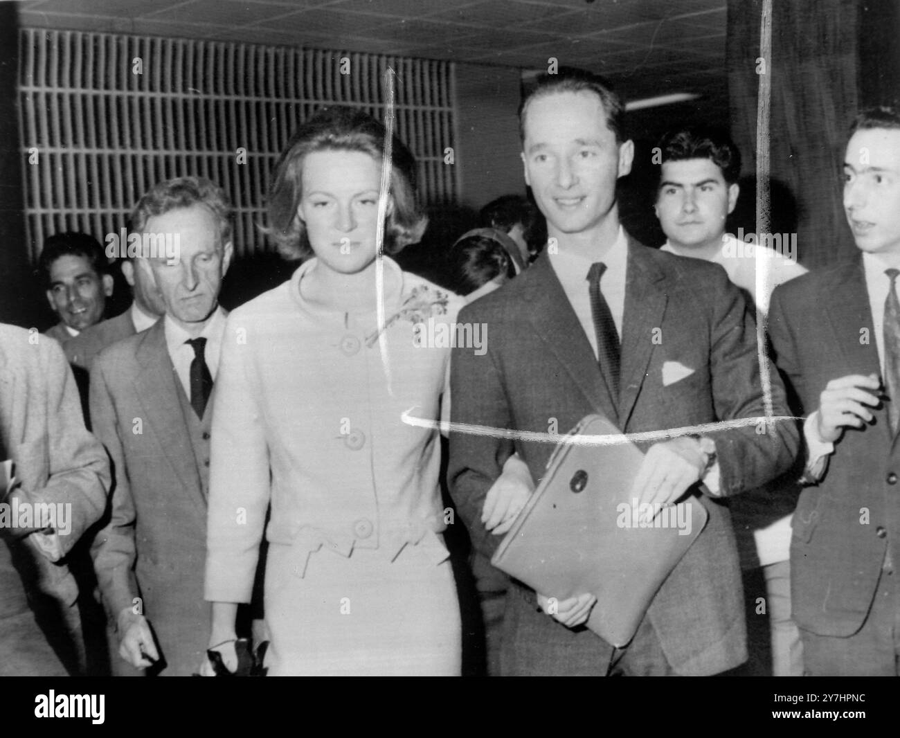 PRINCE HUGO CARLOS DE BOURBON PARMA WITH FIANCEE PRINCESS IRENE OF THE ...