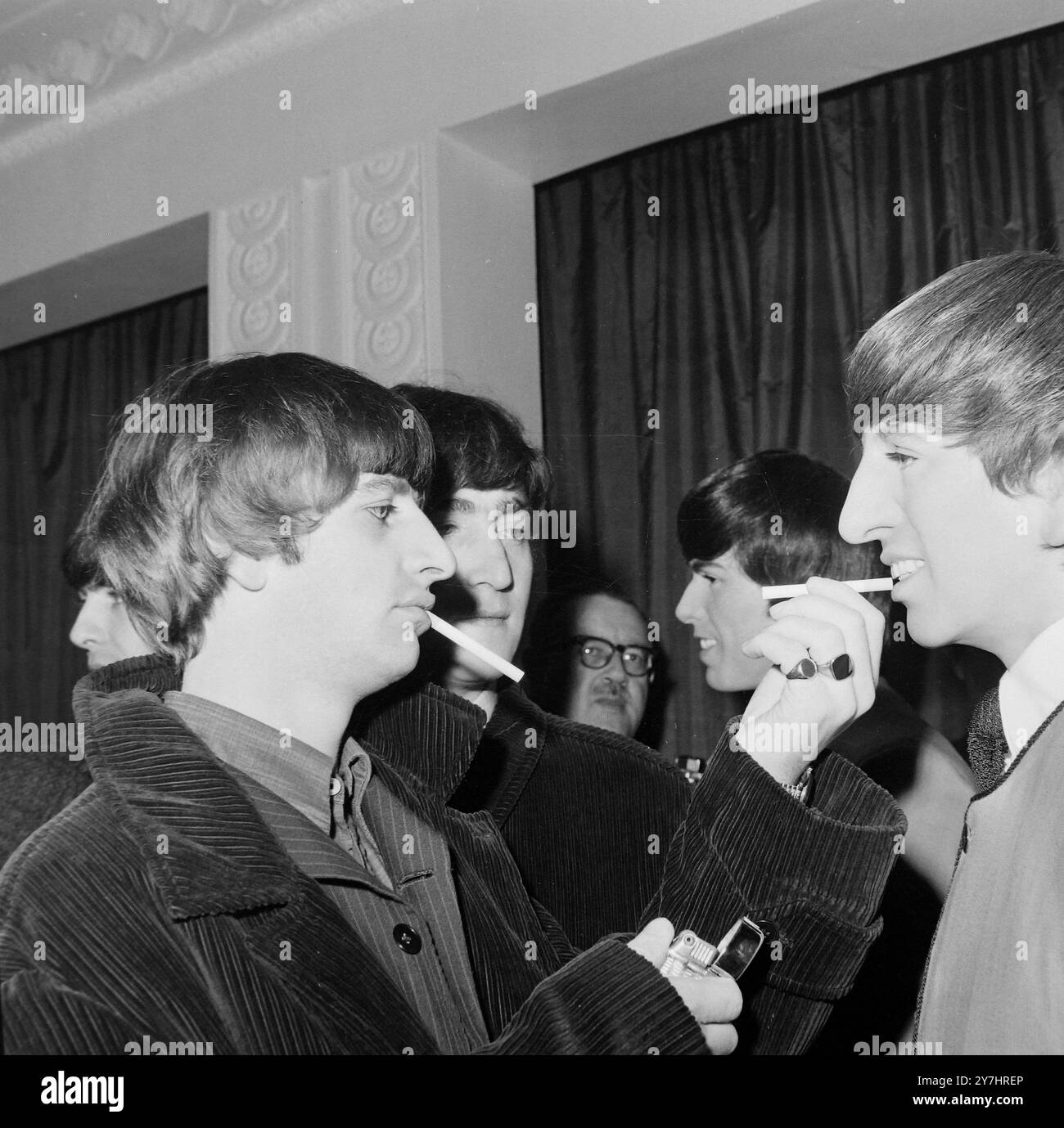 MUSIC POP GROUP THE BEATLES AT MADAME TUSSAUDS WAX FIGURES IN LONDON ...