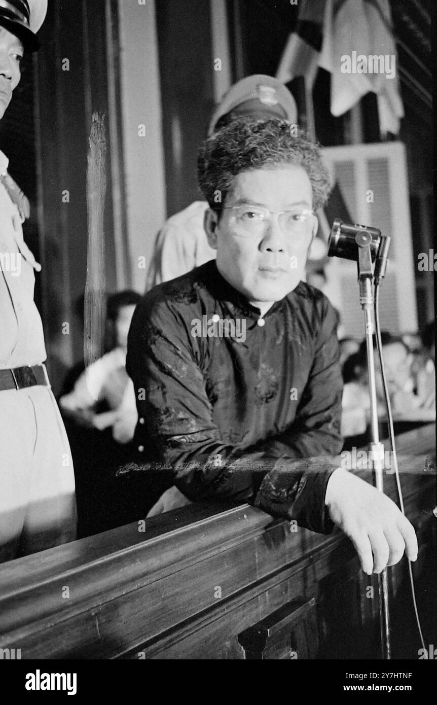 LAW & ORDER LATE PRESIDENTS BROTHER NGO DINH CAN LISTENS EVIDENCE IN ...