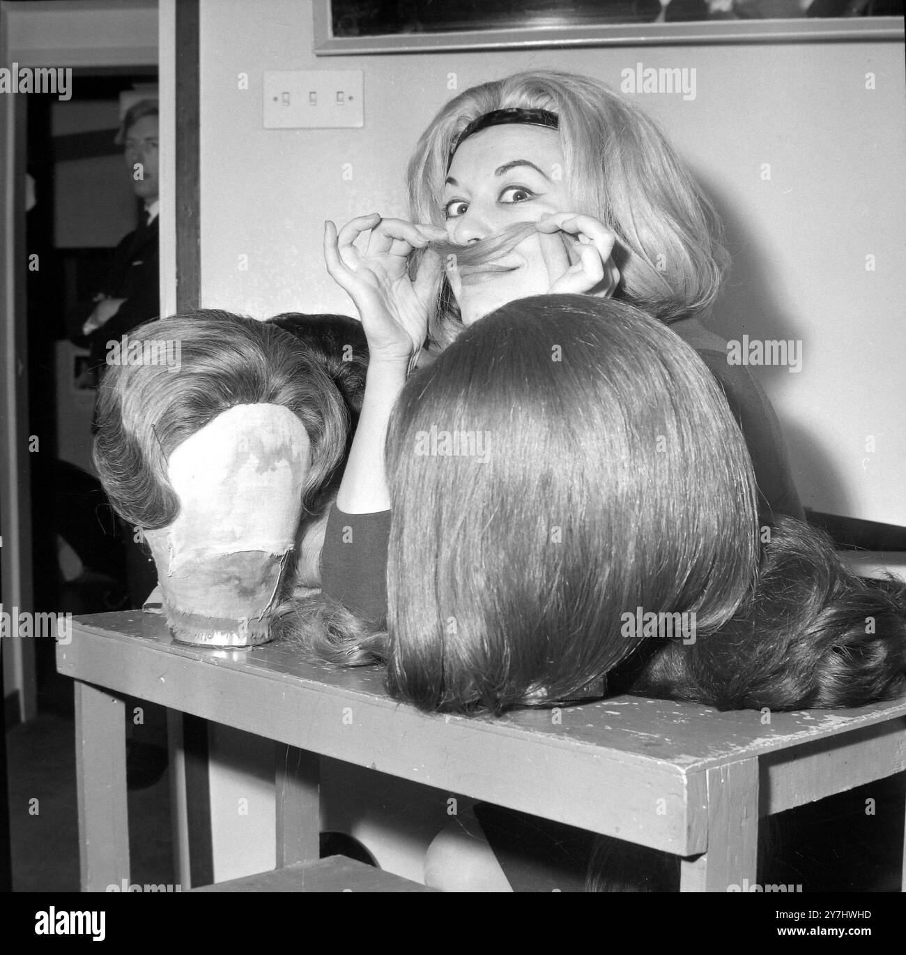 MODEL AND ACTRESS ANNE ROGERS ; 16 APRIL 1964 Stock Photo - Alamy