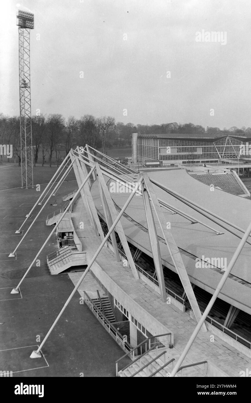 CRYSTAL PALACE TERRACING AND STANDS OF NEW STADIUM ; 15 APRIL 1964 ...