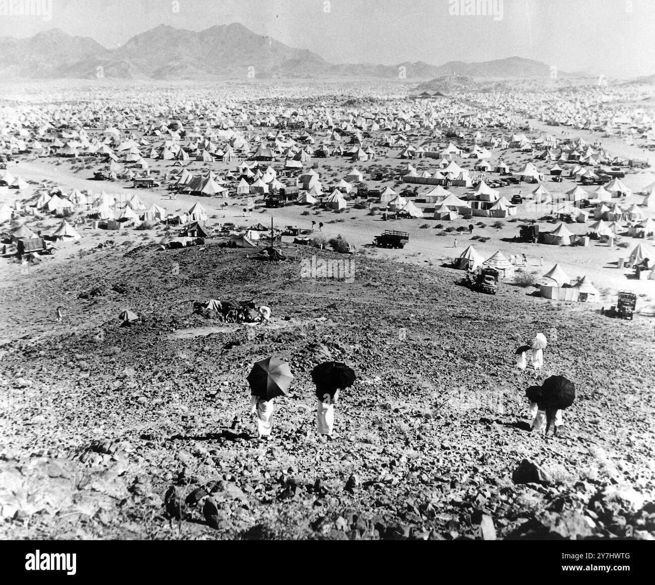 Pilgrims tents Black and White Stock Photos & Images - Alamy