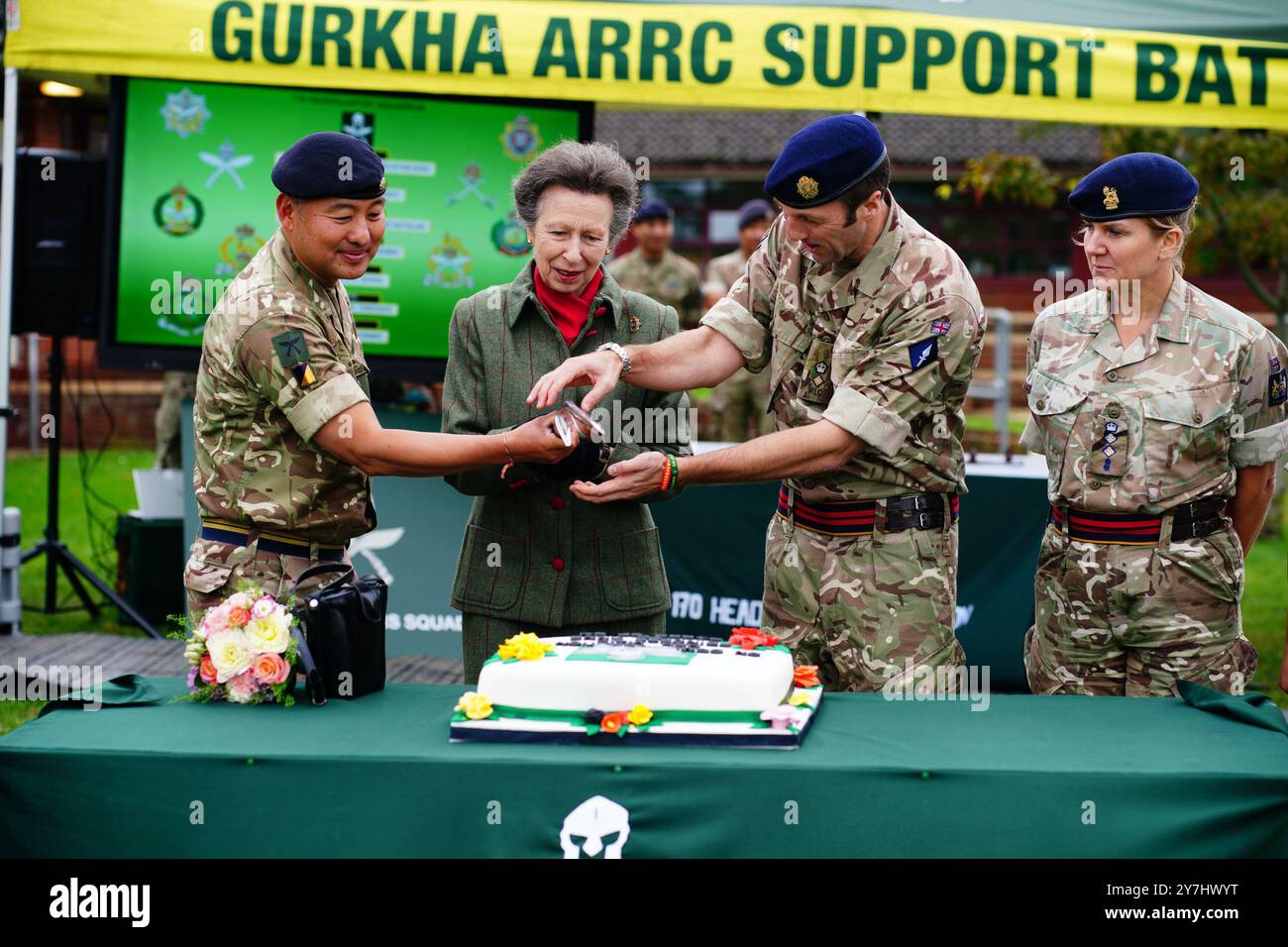 The Princess Royal, Colonel-in-Chief of the Royal Logistic Corps, is ...