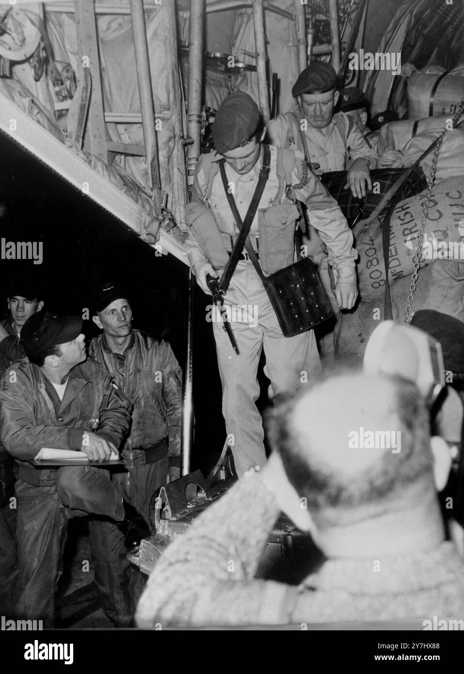 ARMY IRISH TROOPS ARRIVE IN NICOSIA ; 10 APRIL 1964 Stock Photo - Alamy