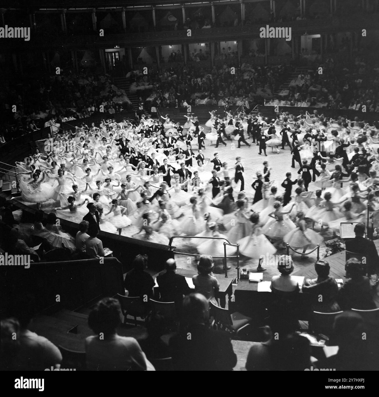 DANCING AT ROYAL ALBERT HALL JUVENILE OLD TIME DANCE CHAMPIONSHIPS ; 6 APRIL 1964 Stock Photo ...