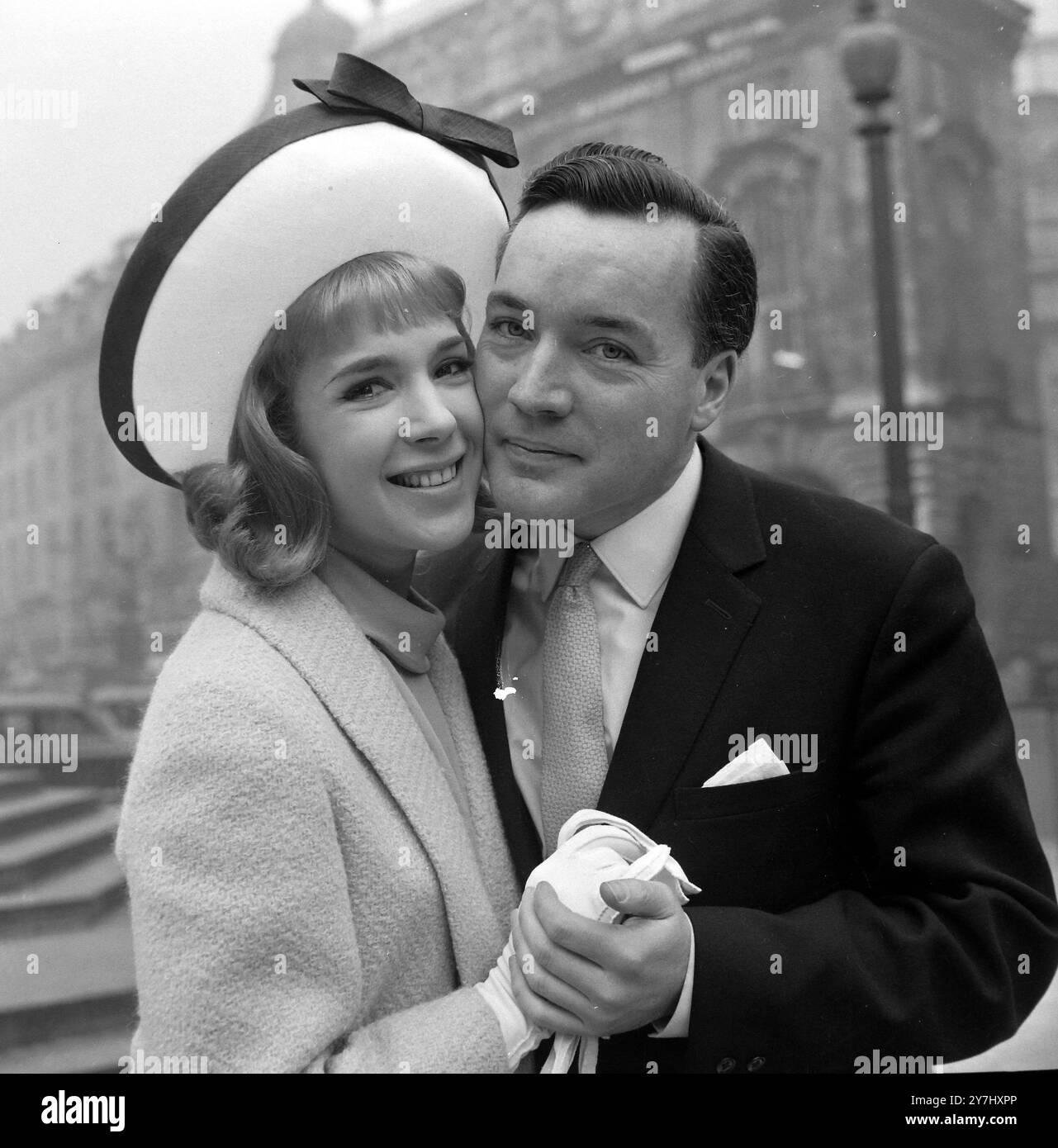 RAYMOND BISHOP WITH SUSAN PASSMORE IN LONDON / ; 6 APRIL 1964 Stock ...