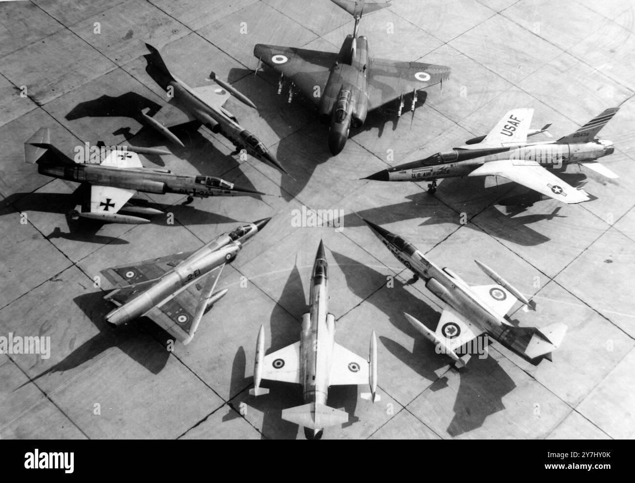 JETFIGHTERS JAVELIN, F-105 THUNDERCHIEF, CF-104 SUPER STARFIGHTER, AND ...