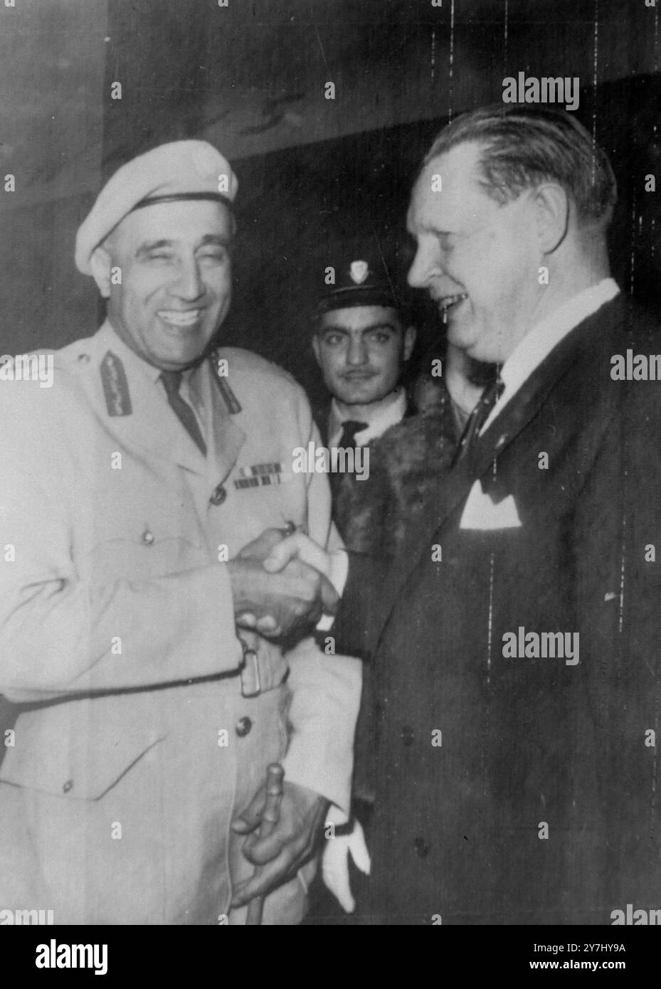 UN UNITED NATIONS INDIAN COMMANDER GENERAL PREM SINGH GYANI MEETS FINNISH UN MEDIATOR SAKARI ...