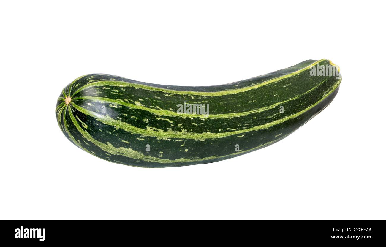 Zucchini. Green courgette isolated on a white background Stock Photo ...