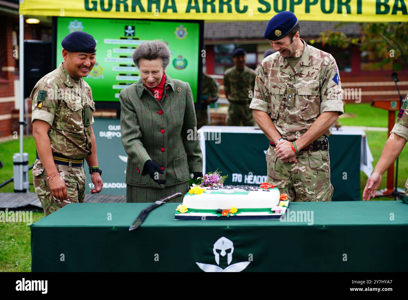 The Princess Royal, Colonel-in-Chief of the Royal Logistic Corps, is ...
