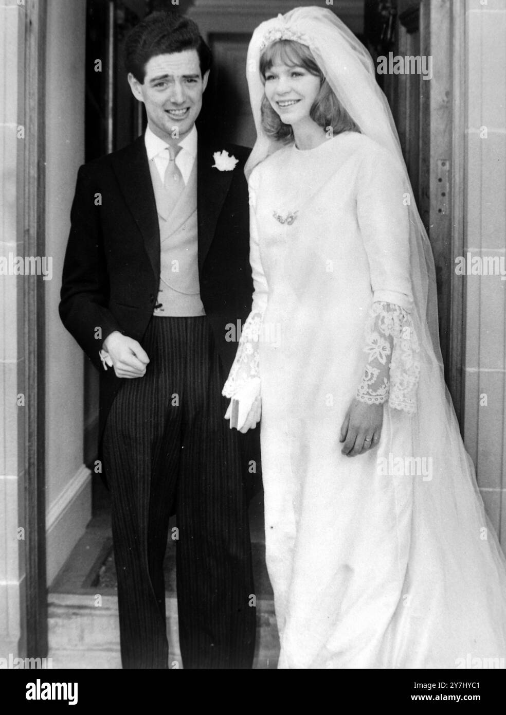 WEDDING OF MERIEL DOUGLAS HOME AND ADRIAN DARBY IN COLDSTREAM / ; 31 ...