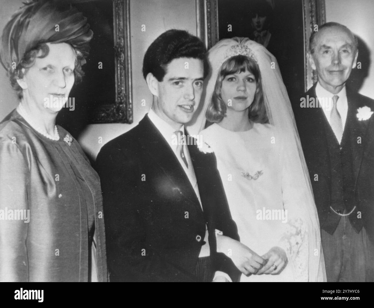 WEDDING OF MERIEL DOUGLAS HOME AND ADRIAN DARBY IN COLDSTREAM / ; 31 ...