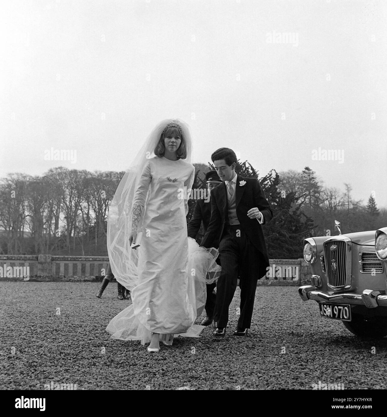 WEDDING OF MERIEL DOUGLAS HOME AND ADRIAN DARBY IN COLDSTREAM ; 30 ...