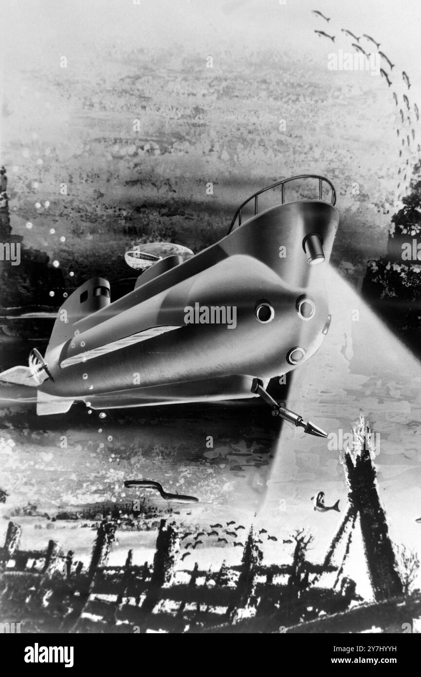 ARTISTS IMPRESSION OF THE ALUMINAUT THE WORLDS DEEPEST DIVING SUBMARINE ...