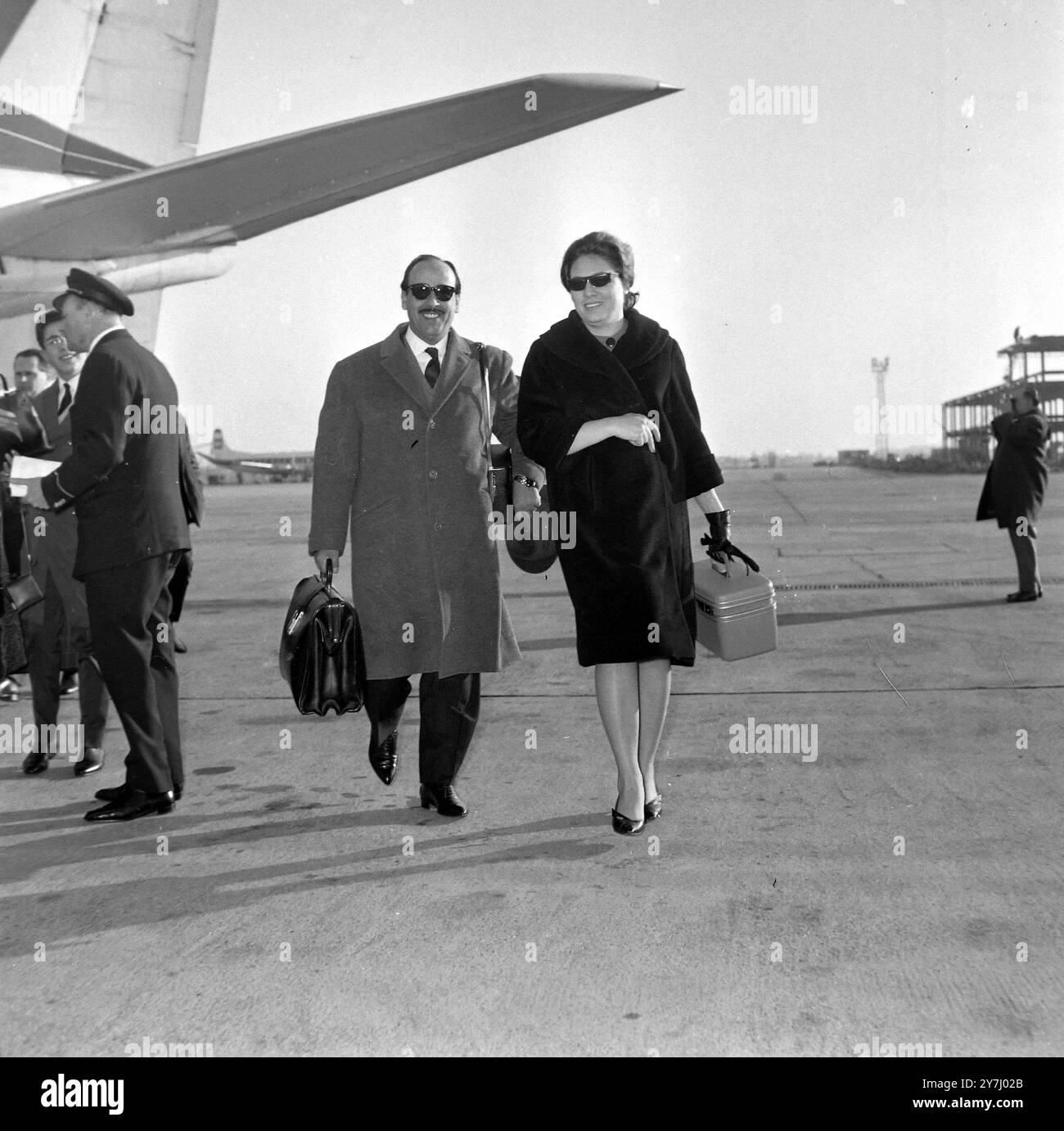 SAUDI ARABIAN INFORMATION MINISTER SHEIKH JAMIL HUJEILAN ARRIVES WITH ...