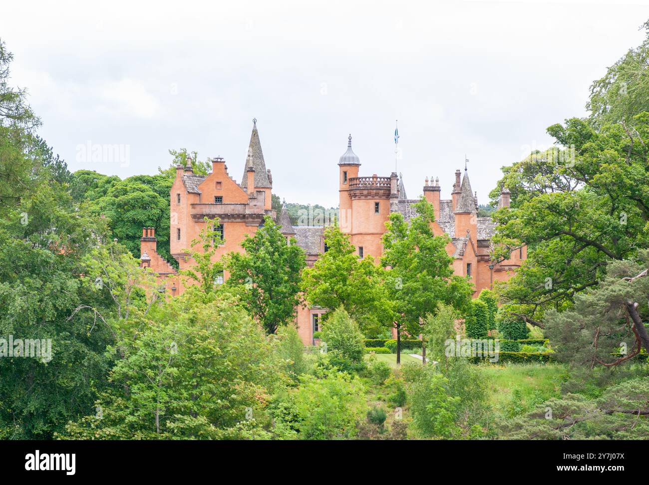 Aldourie Castle Strath Dore Loch Ness Inverness Scotland Stock Photo ...