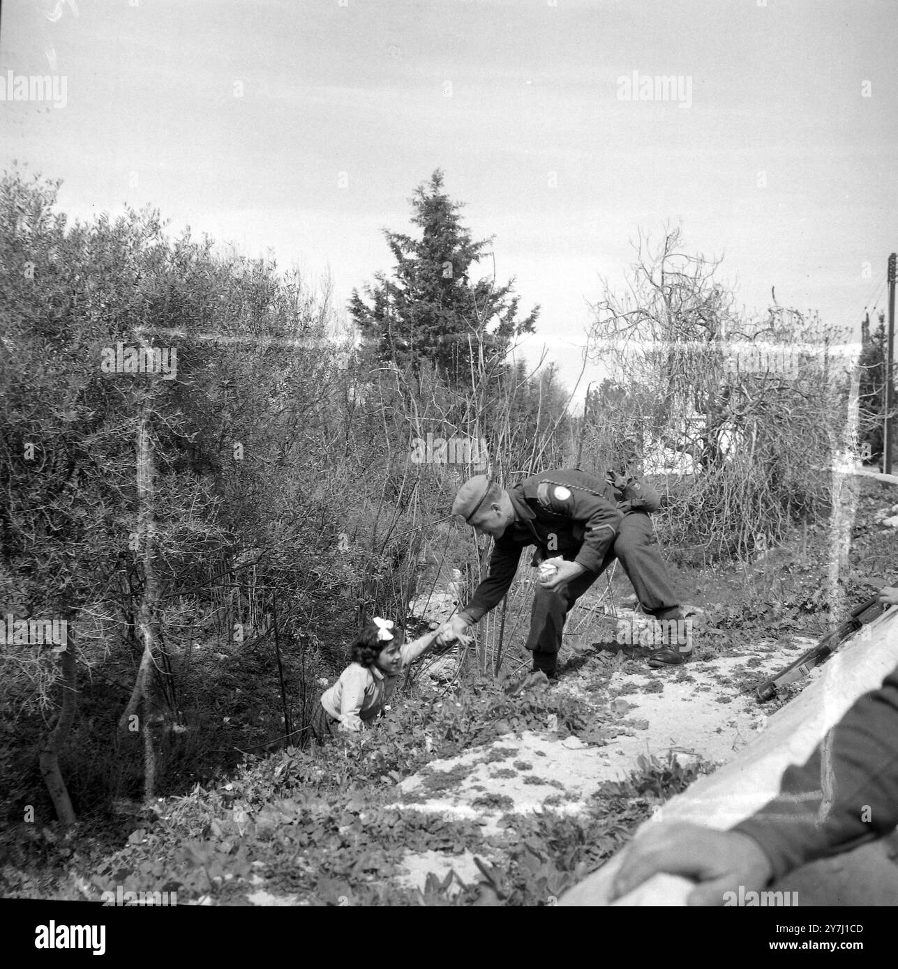 PEACEFUL ACTION BY CANADIAN TROOPS IN KYRENIA, CYPRUS / ; 24 MARCH 1964 ...