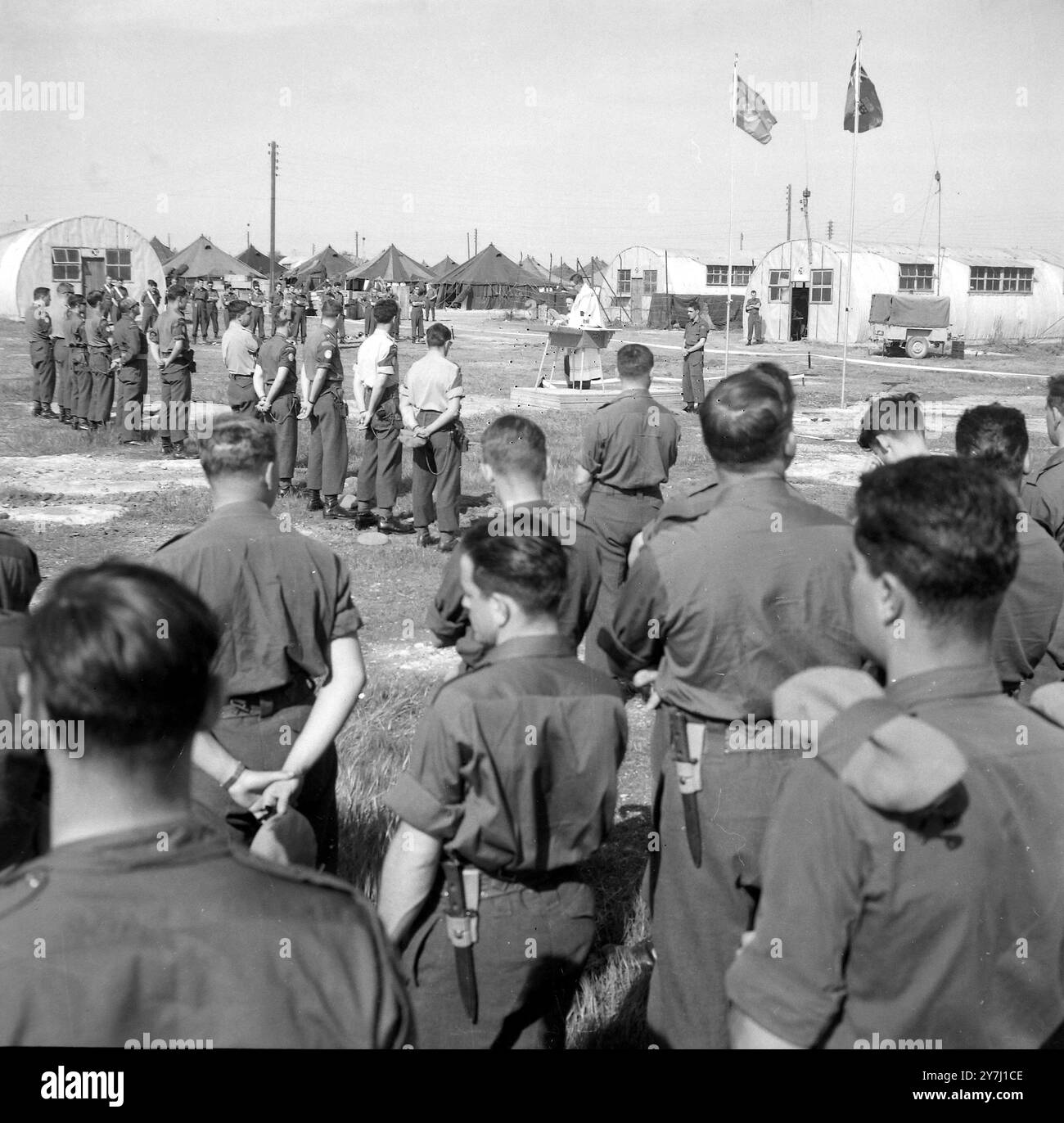 HOLY COMMUNION PALM SUNDAY FOR CANADIAN TROOPS IN NICOSIA, CYPRUS ; 24 ...