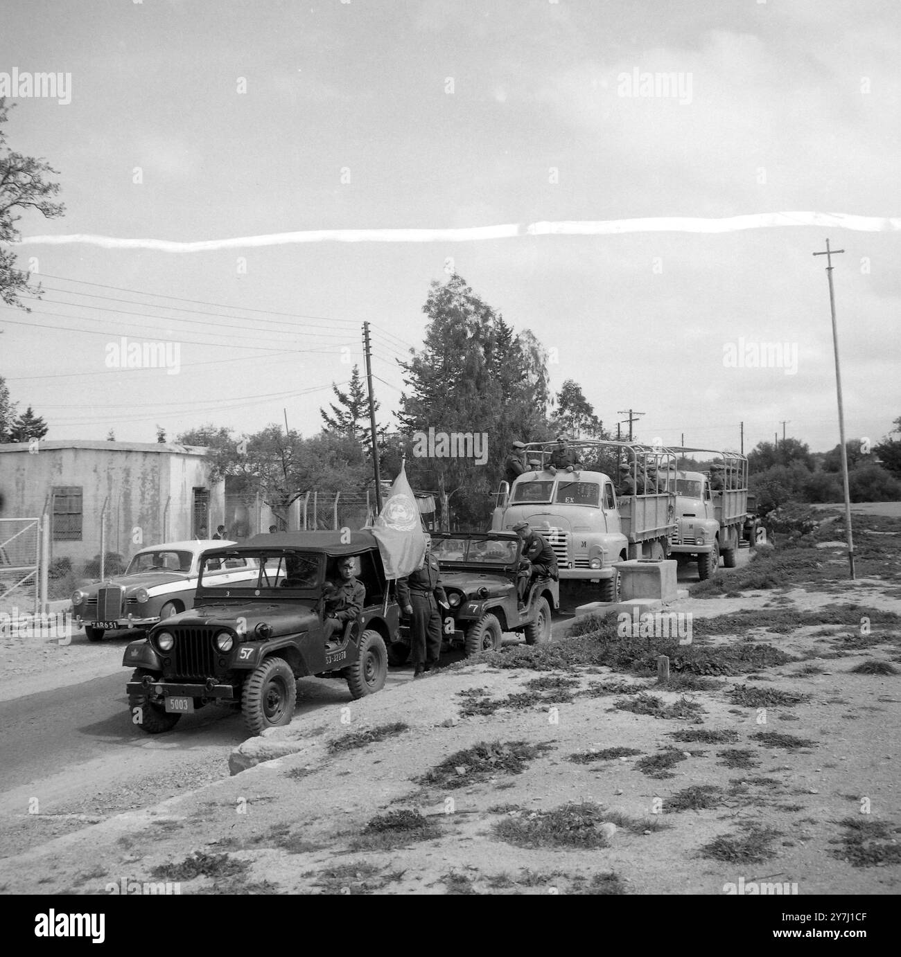 ARMY CANADIAN TROOPS IN KYRENIA, CYPRUS ; 24 MARCH 1964 Stock Photo - Alamy