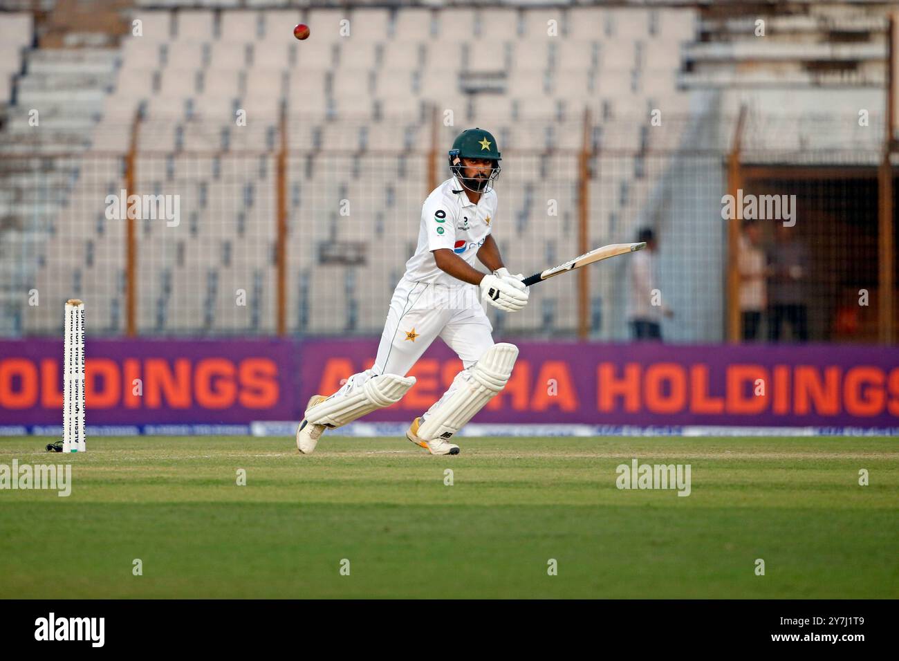 Pakistani batter Abdullah Shafique bats during Bangladesh and Pakistan ...