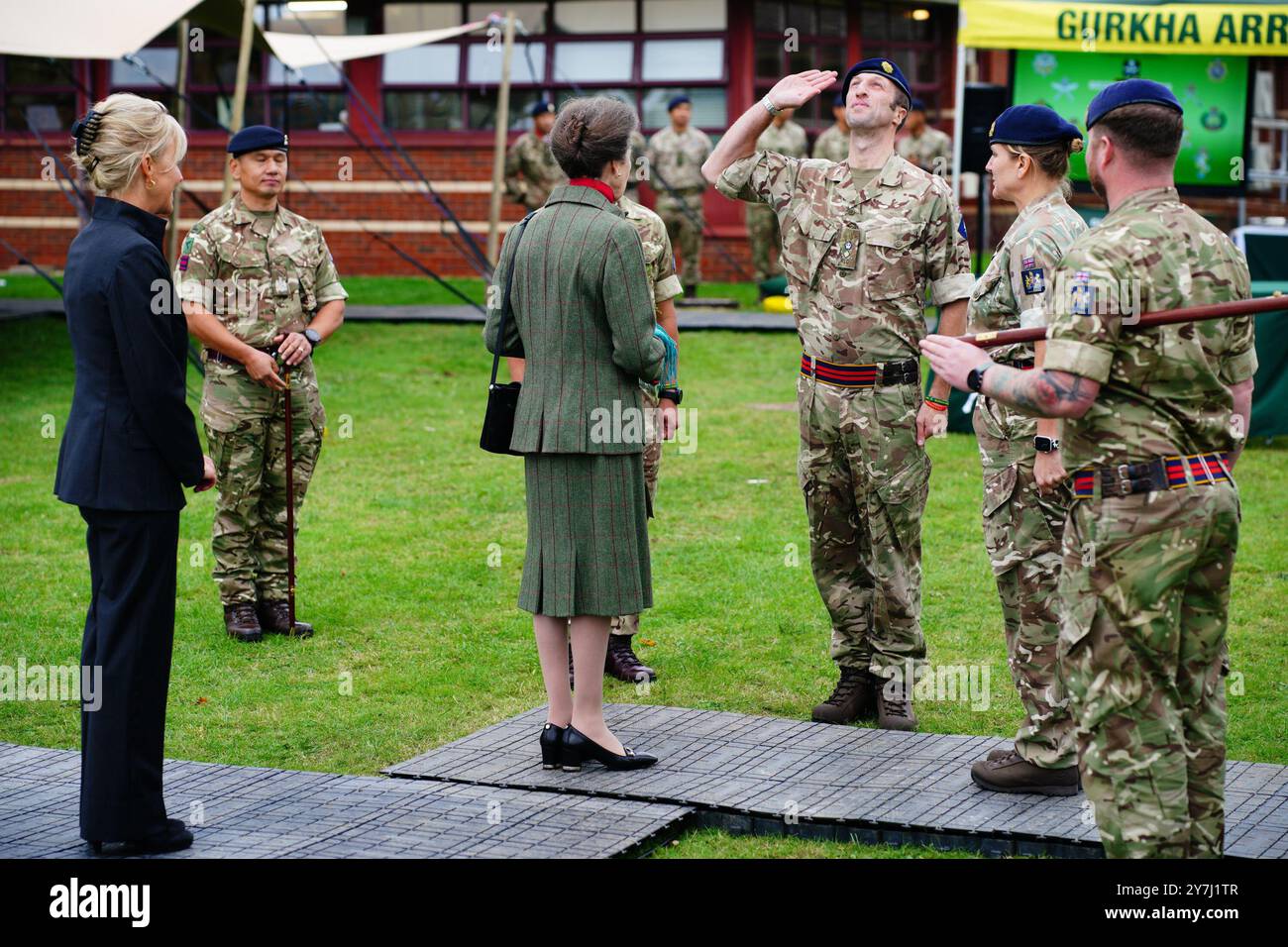 The Princess Royal, Colonel-in-Chief of the Royal Logistic Corps, is ...
