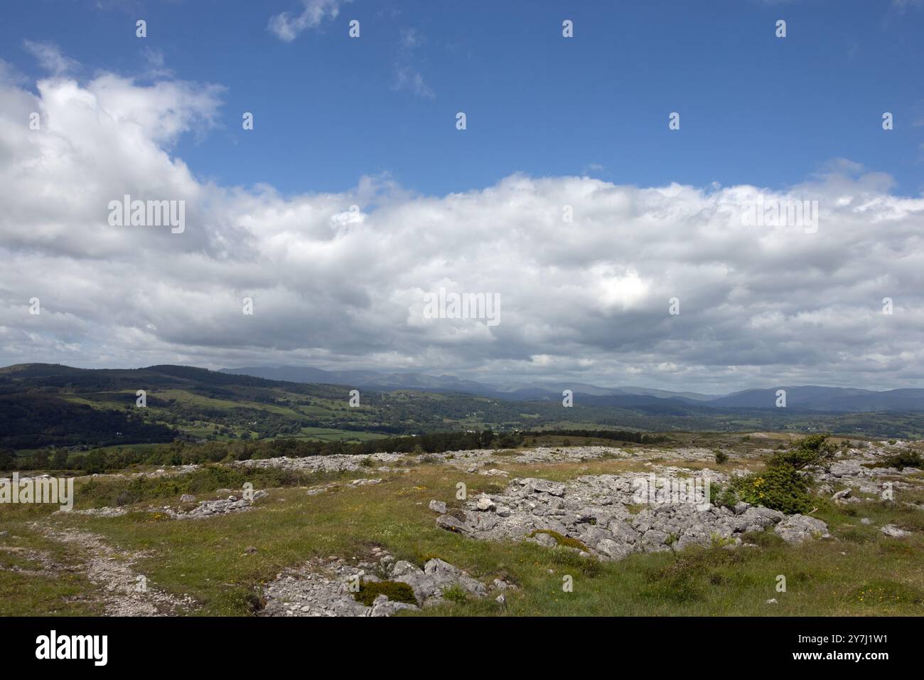 Part of the summit plateau of Whitbarrow Westmorland and Furness ...