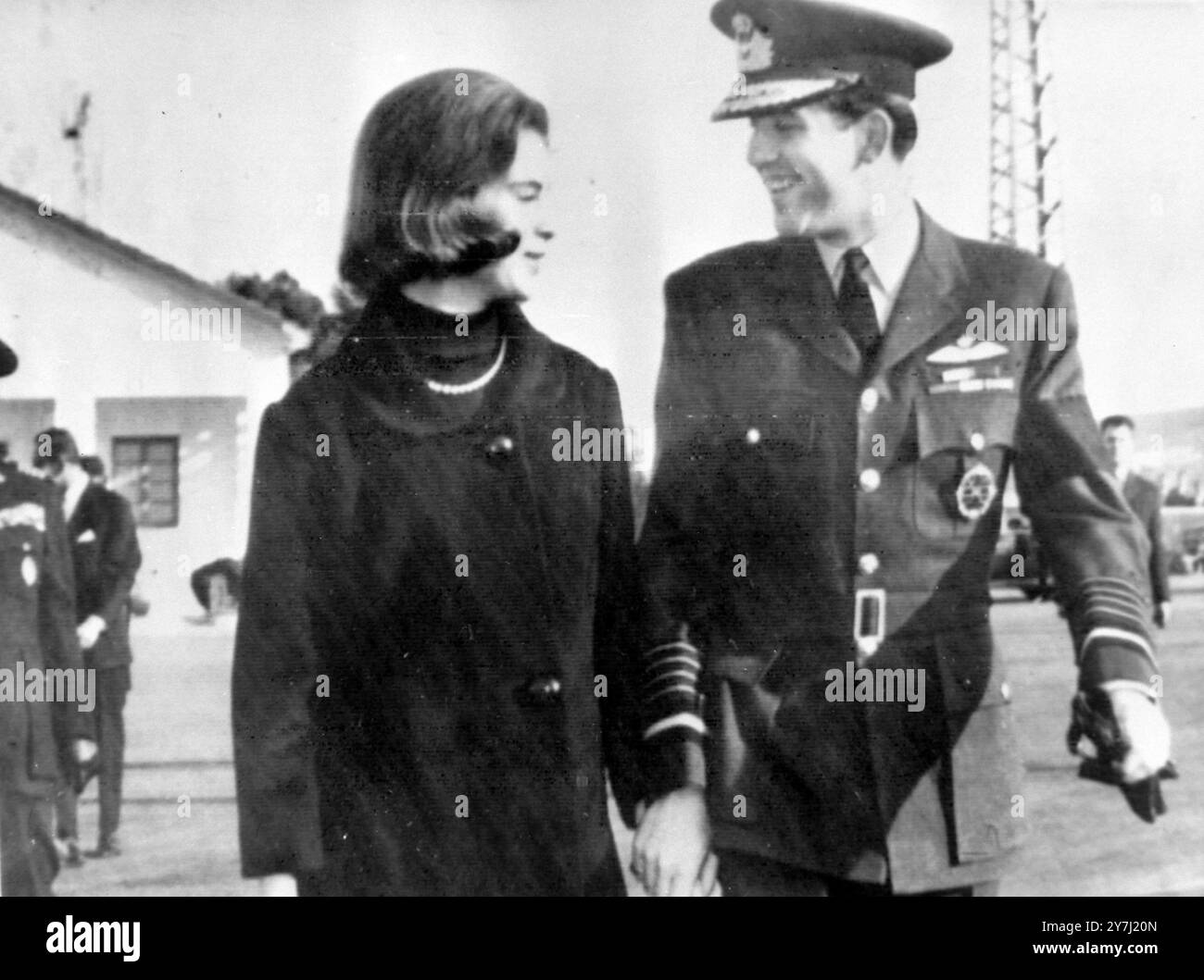 PRINCESS ANNE-MARIE AND KING CONSTANTINE HOLDS HANDS IN ATHENS, GREECE ...