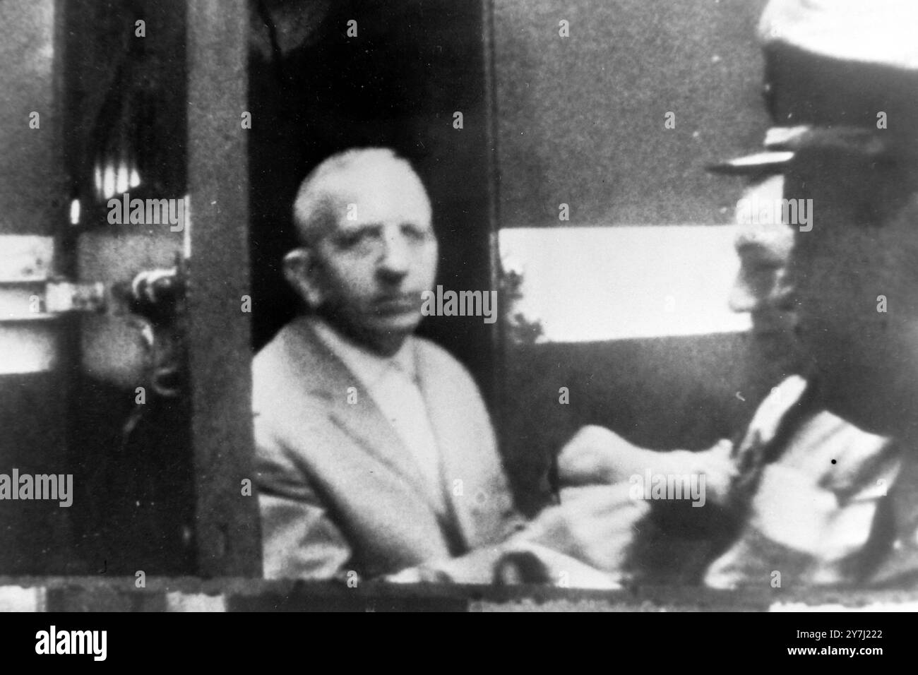 NAZIS GERHARD BOHNE G ALLEGED NAZI ARRIVES AT A HOSPITAL IN BUENOS ...