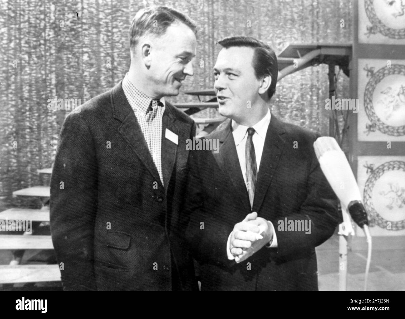 SINGERS MATT MONRO AND BENT FABRICIUS BJERRE REHEARSE FOR EUROVISION ...
