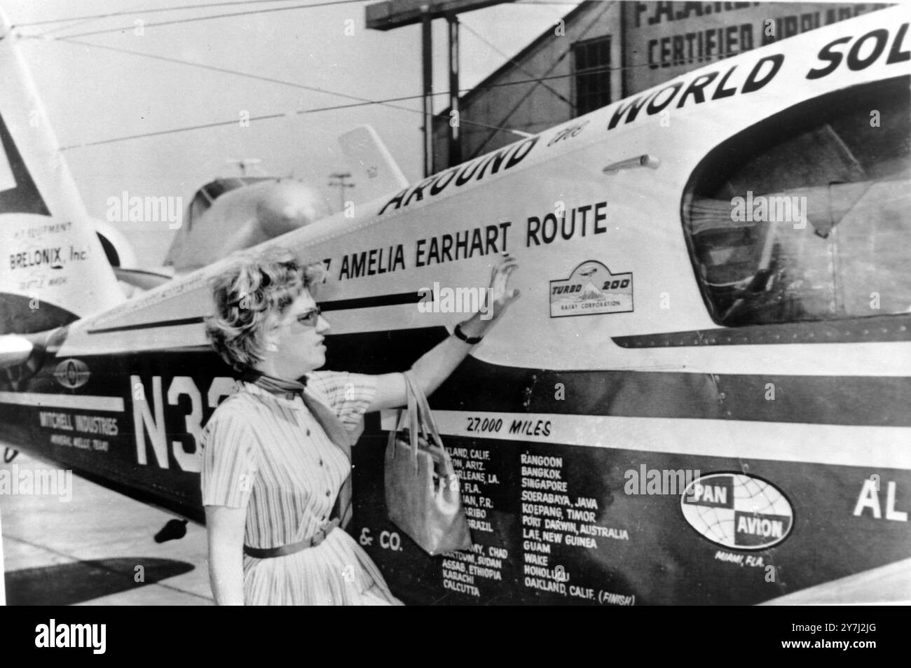 JOAN MERRIAM PILOT OF PIPER APACHE PLANE IN CALIFORNIA / ; 17 MARCH ...