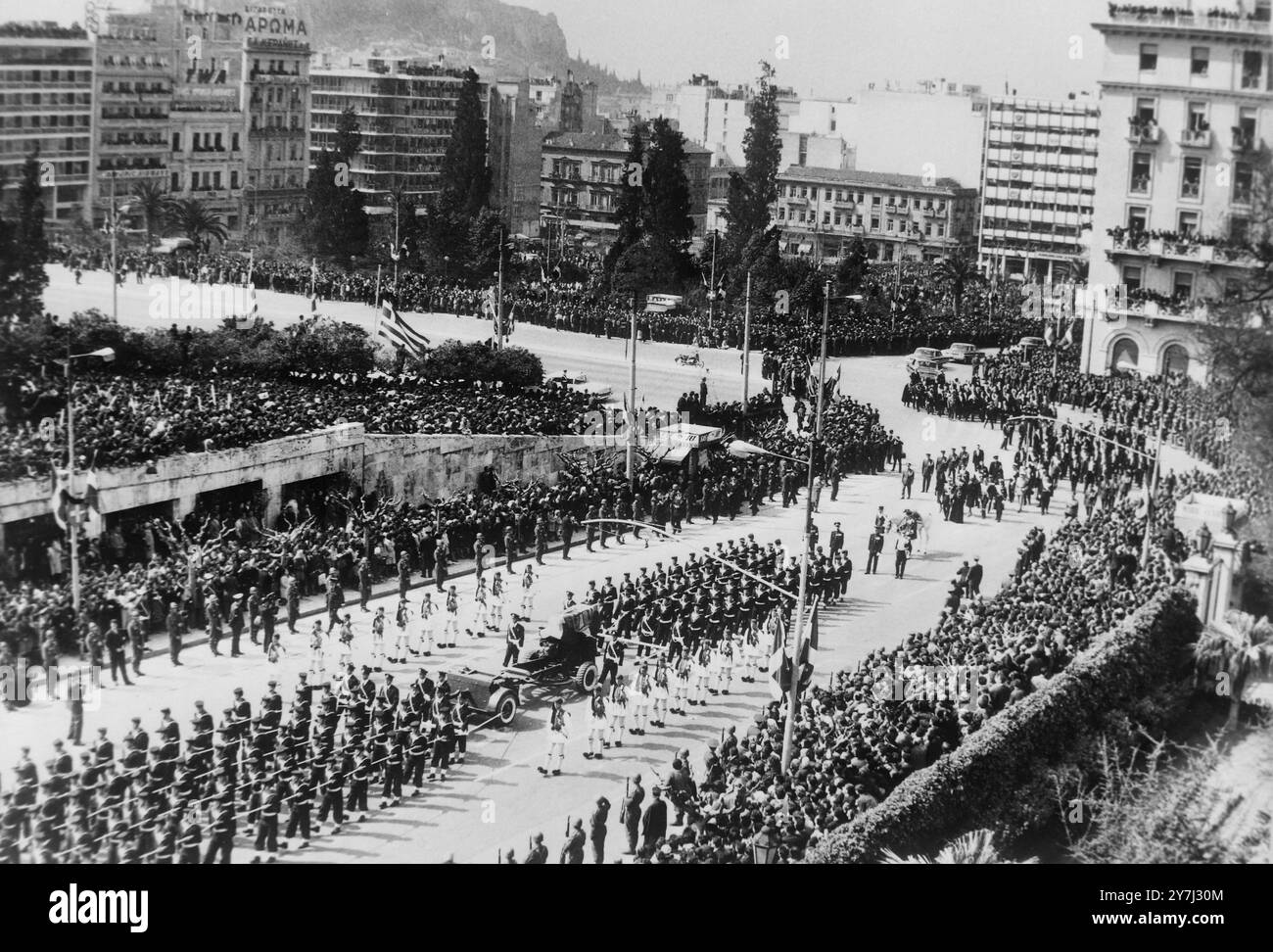 King of greece 1964 Black and White Stock Photos & Images - Alamy