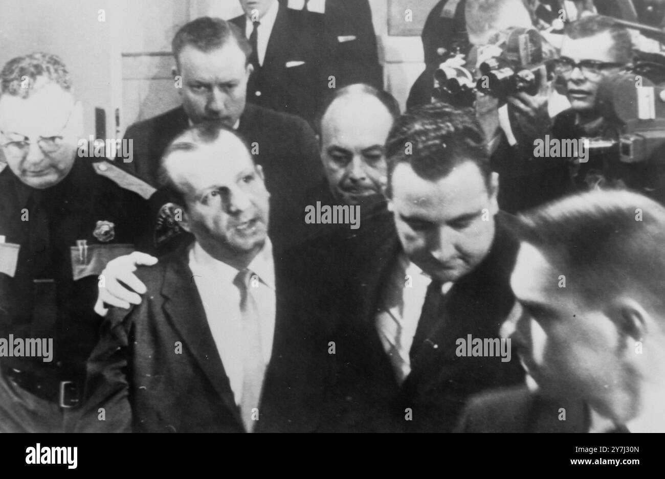 LAW & ORDER JACK RUBY LEAVES COURT AFTER RECEIVING DEATH SENTENCE IN ...