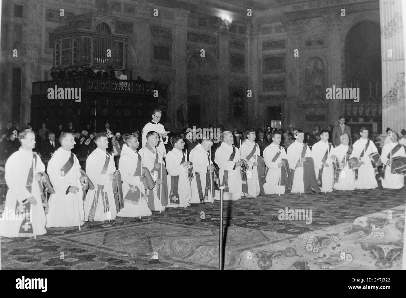 NEW IRISH PRIESTS ORDAINED IN ROME ; 16 MARCH 1964 Stock Photo - Alamy