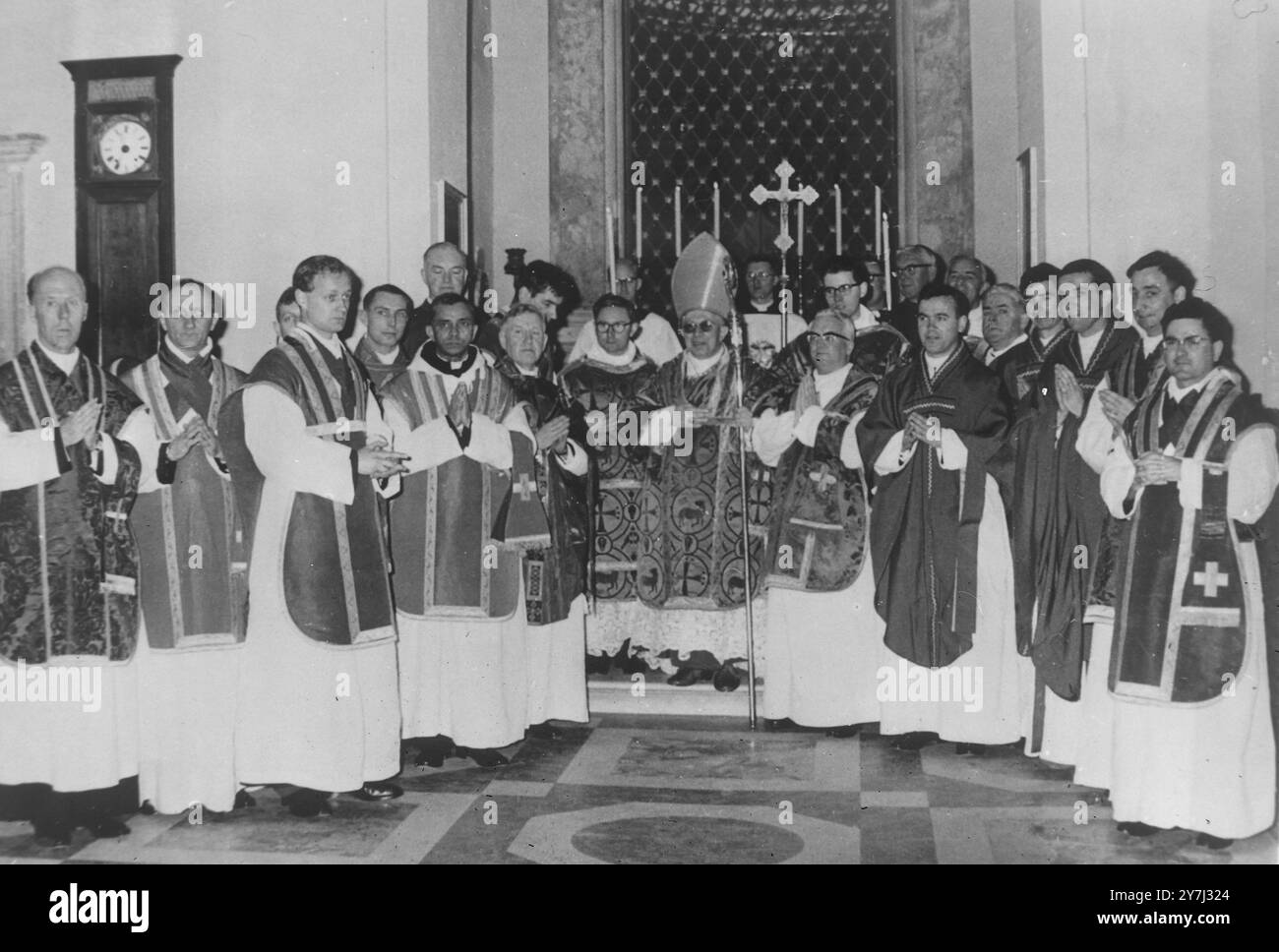 NEW IRISH PRIESTS ORDAINED IN ROME / ; 16 MARCH 1964 Stock Photo - Alamy