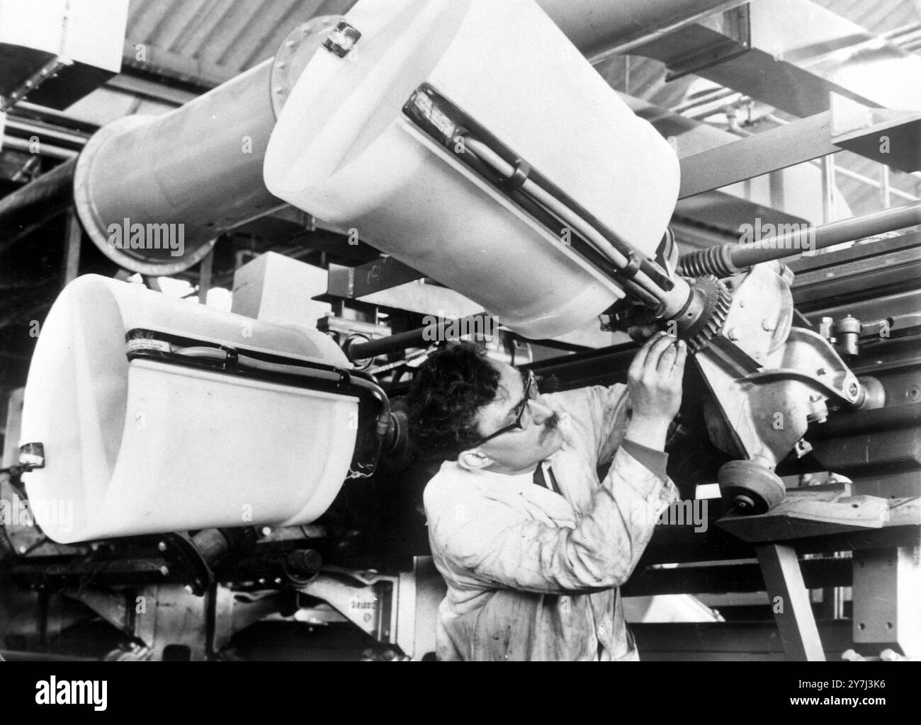 Archival monochrome engineering image Black and White Stock Photos ...