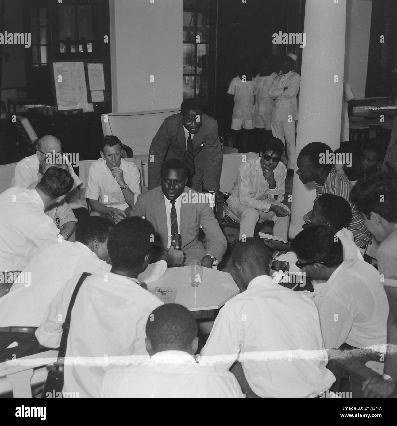 PRESS CONFERENCE OF JOHN OKELLO FIELD MARSHALL IN DAR ES SALAAM ...