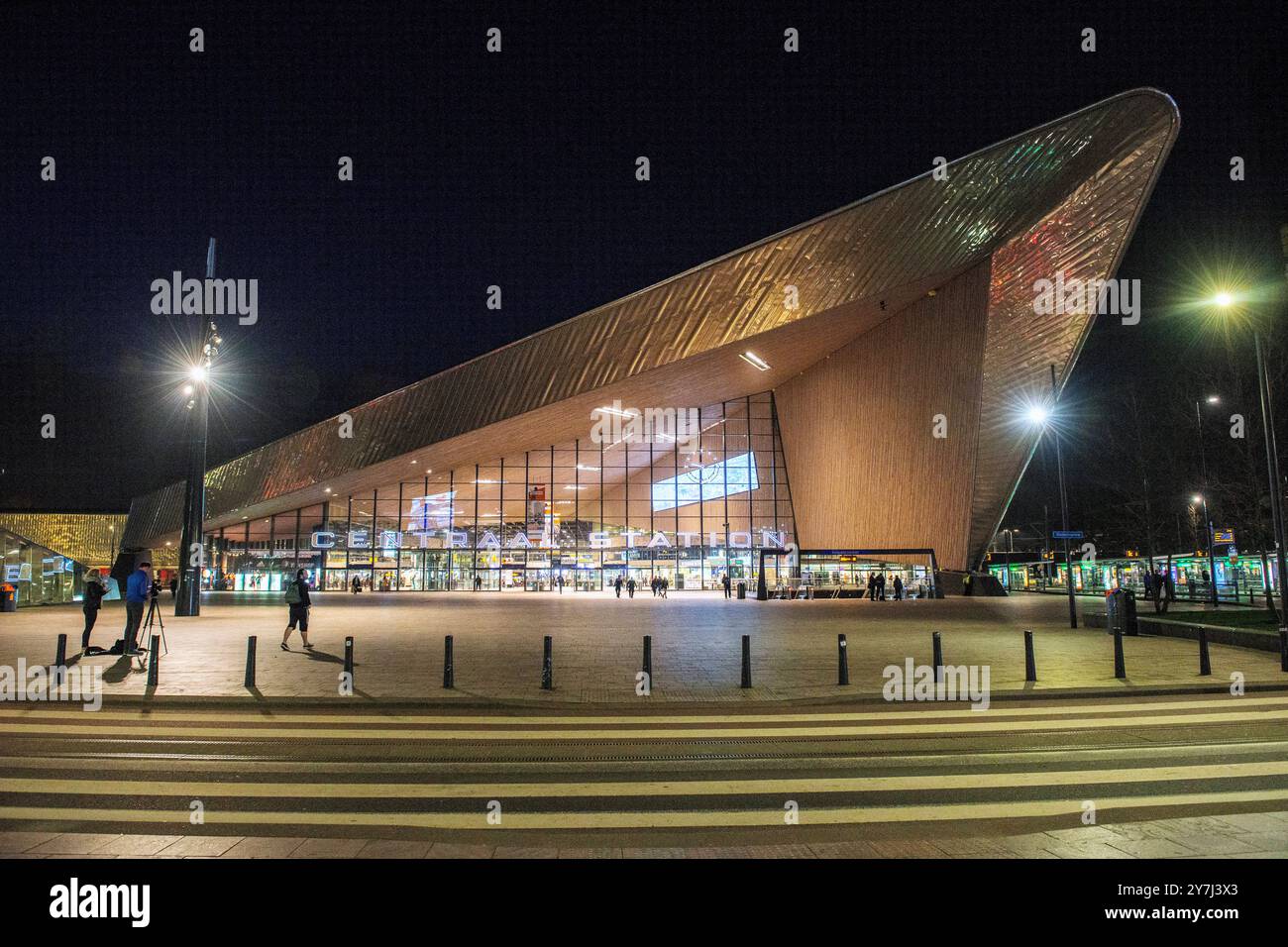 Rotterdam Central Central Railway Station of Rotterdam, Netherlands at ...